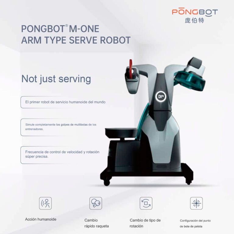 Robot PONGBOT M-ONE ARM TYPE SERVE ROBOT – Tenimesistas – Tenis de Mesa ...